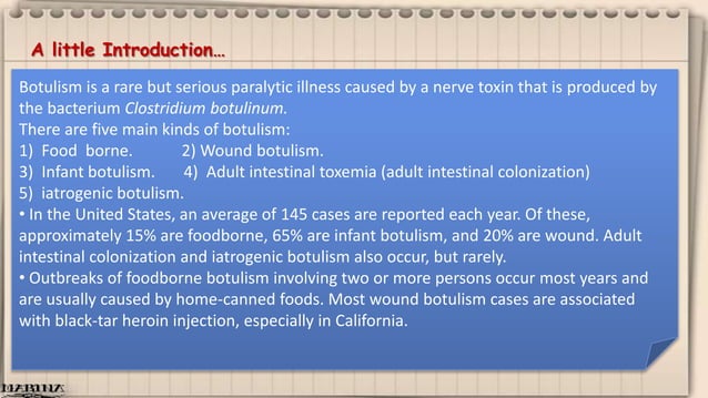 Botulism | PPTX