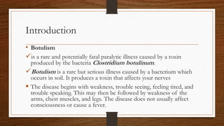 Botulism | PPT
