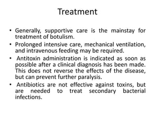 Botulism | PPTX