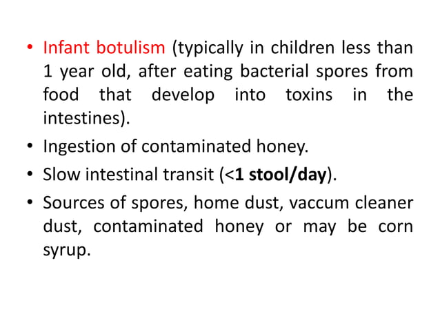 Botulism | PPTX | Infectious Diseases | Diseases and Conditions