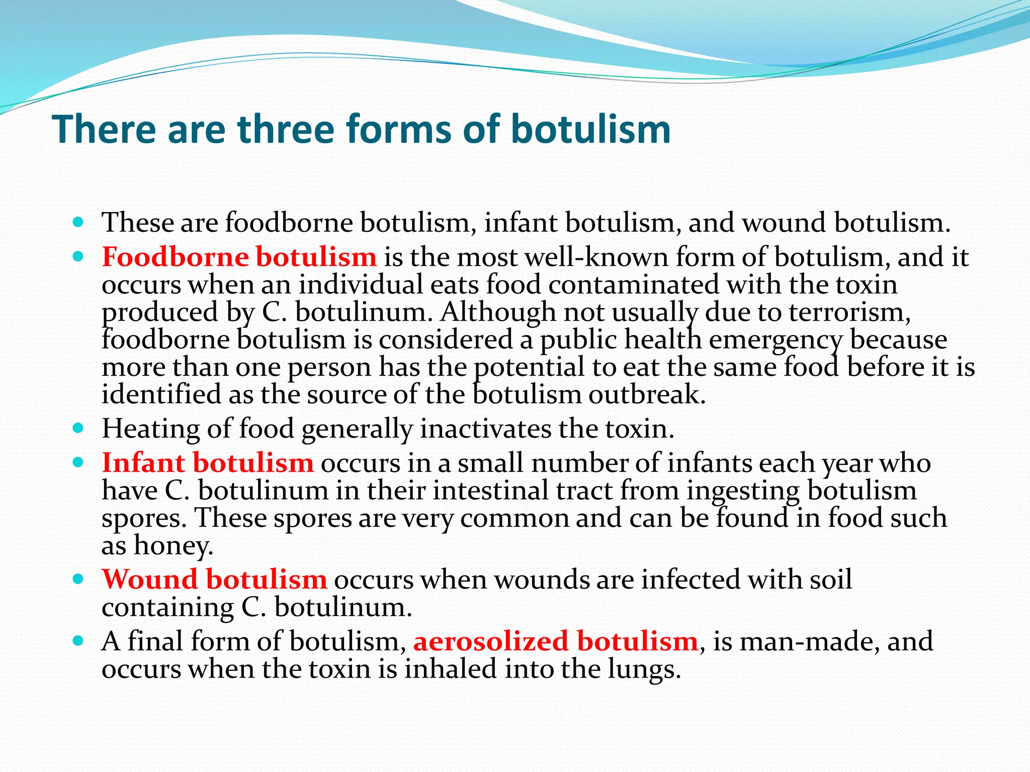 Botulism/ Clostridium botulinum.ppt prepared by Dr PRINCE C P. | PPTX