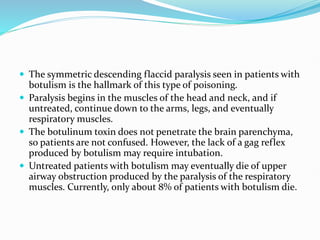 Botulism/ Clostridium botulinum.ppt prepared by Dr PRINCE C P. | PPTX