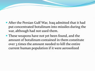Botulism/ Clostridium botulinum.ppt prepared by Dr PRINCE C P. | PPTX