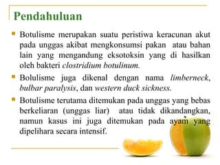 Clostridium Botulisme pada Unggas | PPT