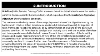 Botulism Foodborne Disease.pptx