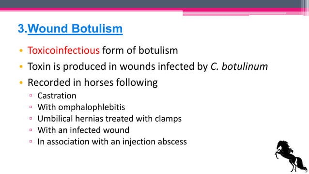 Botulism in horses | PPT