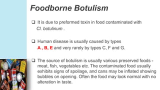 Botulism, Food Poisoning | PPTX