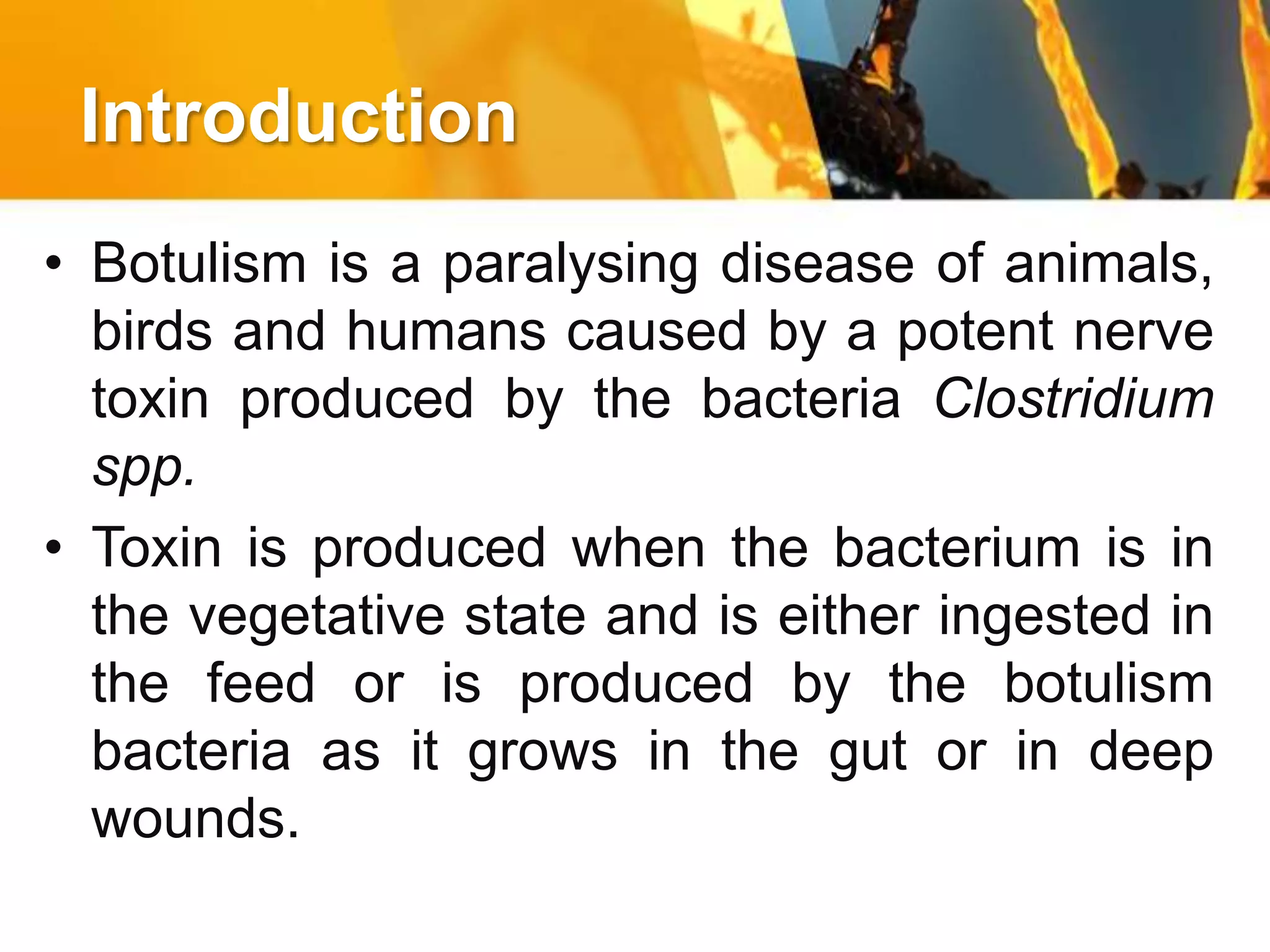 Botulism in Cattle | PPTX
