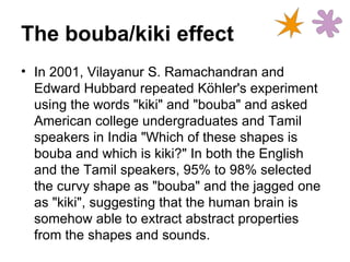 The Bouba Kiki effect | PPT