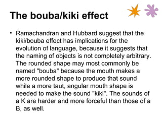 The Bouba Kiki effect | PPT