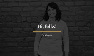 The Importance of Understanding / Design + Development by Miranda Bouck ...