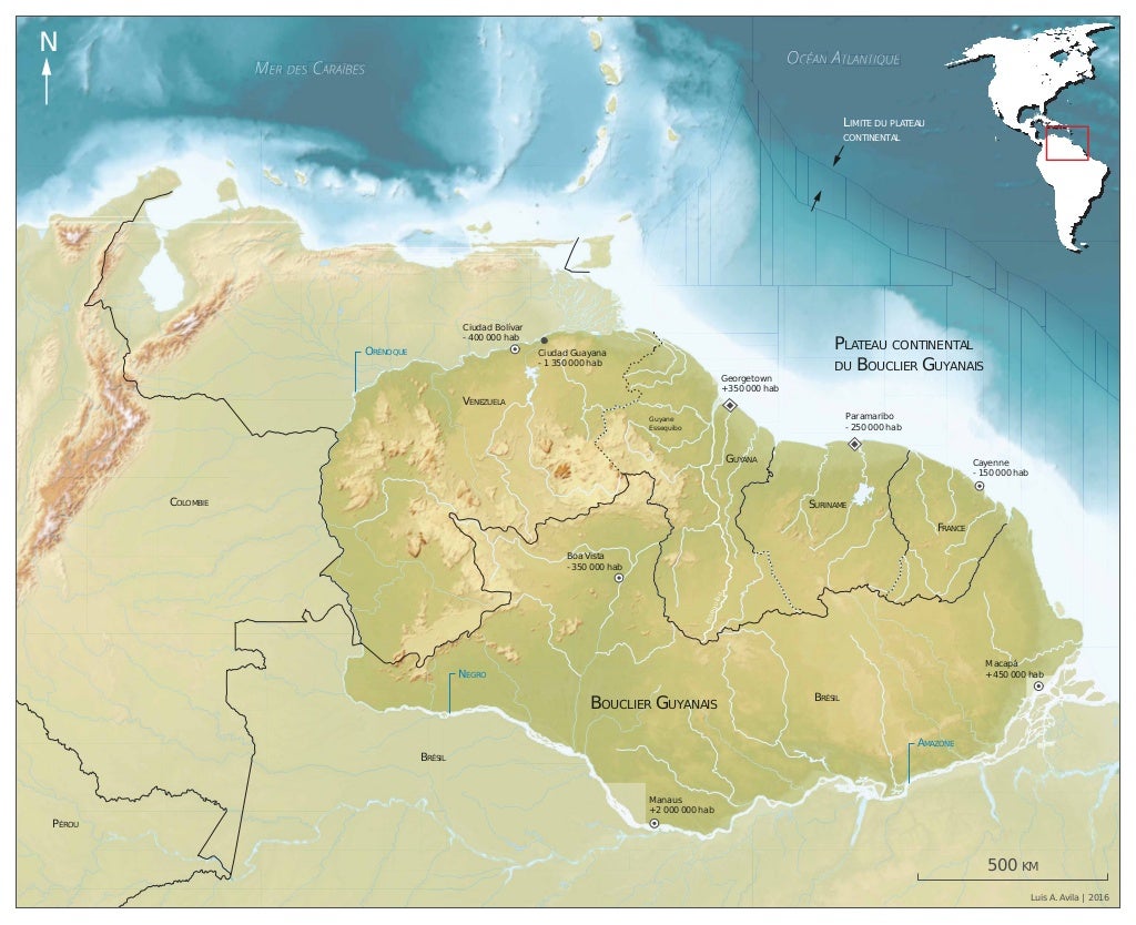 The Guiana Shield is the largest island in South America (?) [French]