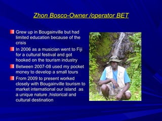 Bougainville tourism international presentation PNG 2014 | PPT