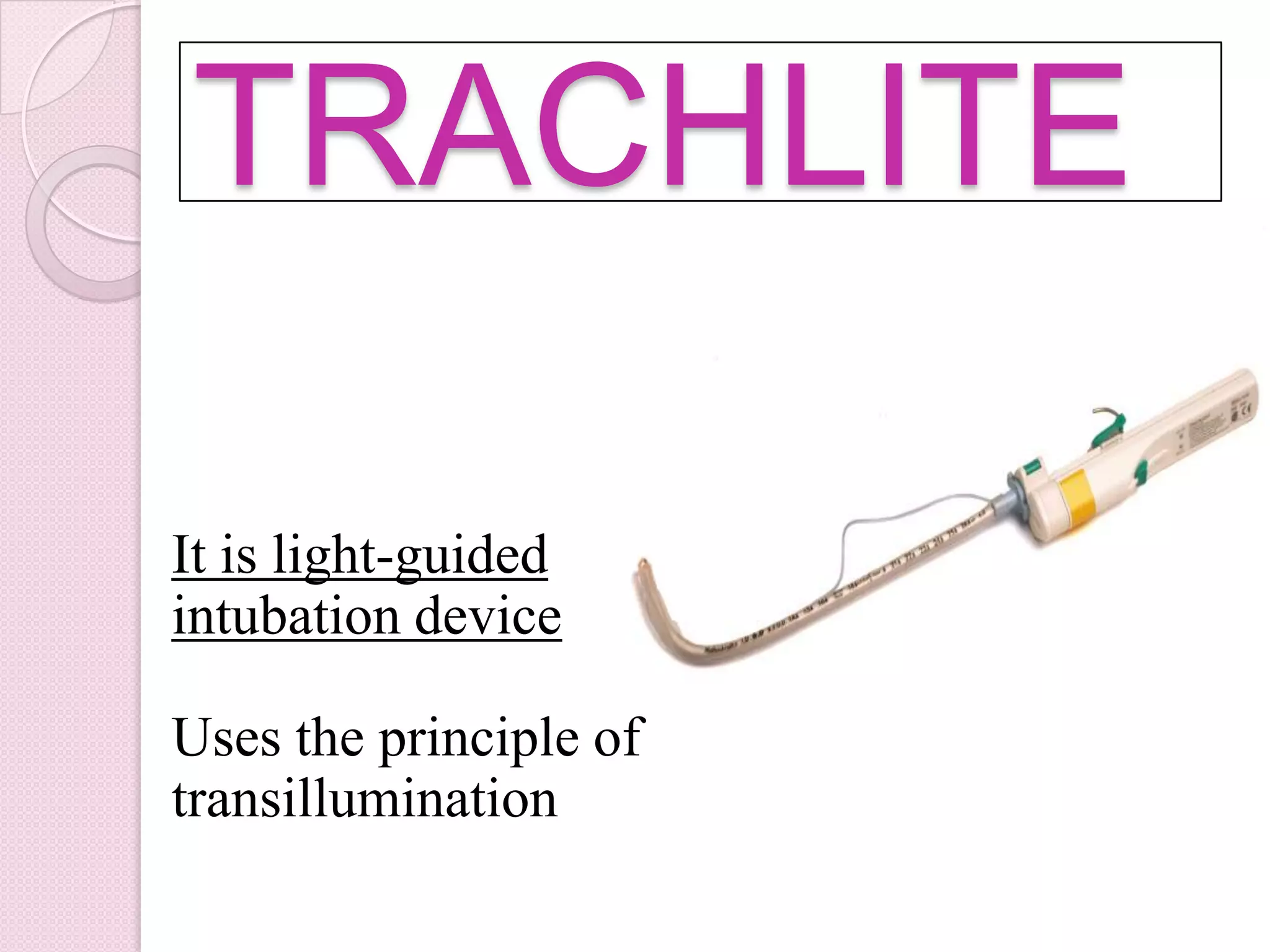 Bougie, trachlite , laryngeal tube , combitube , i gel ,truview | PPTX