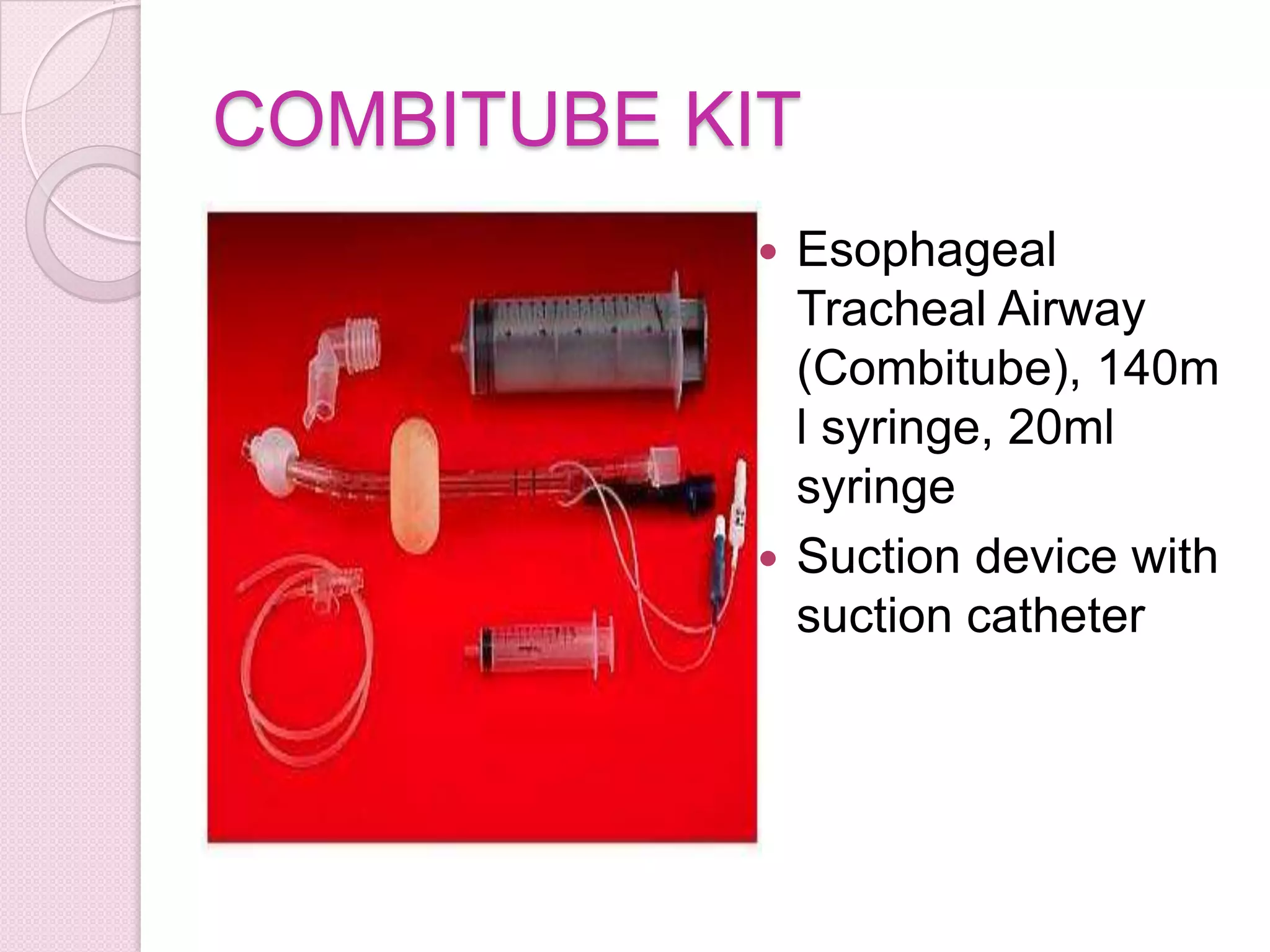 Bougie, trachlite , laryngeal tube , combitube , i gel ,truview | PPTX