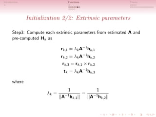 Bouguet's MatLab Camera Calibration Toolbox | PDF