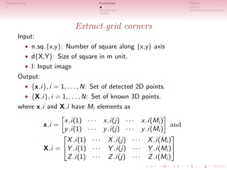 Bouguet's MatLab Camera Calibration Toolbox | PDF