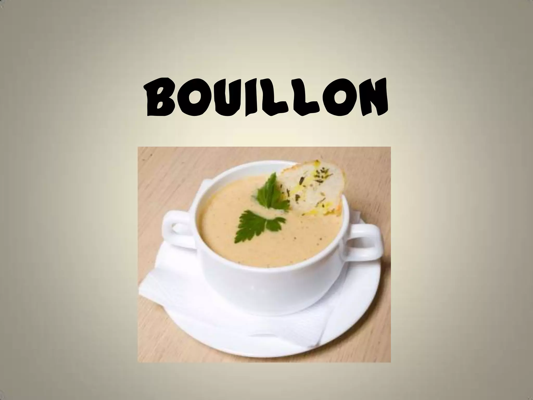Bouillon | PPSX
