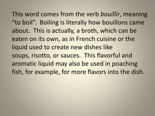 Bouillon | PPSX