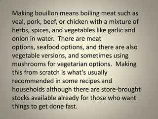 Bouillon | PPSX