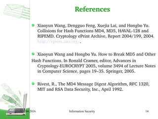 implementation of rainbow tables to crack md5 codes | ODP