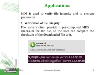 implementation of rainbow tables to crack md5 codes | ODP | Programming Languages | Computing