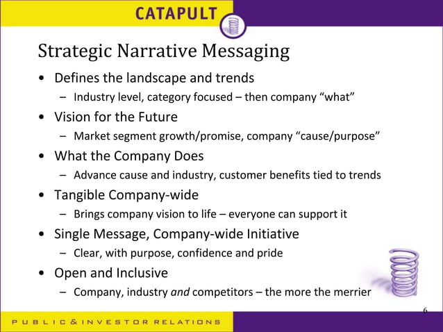 Building a Strategic Narrative Messaging Framework | PPT