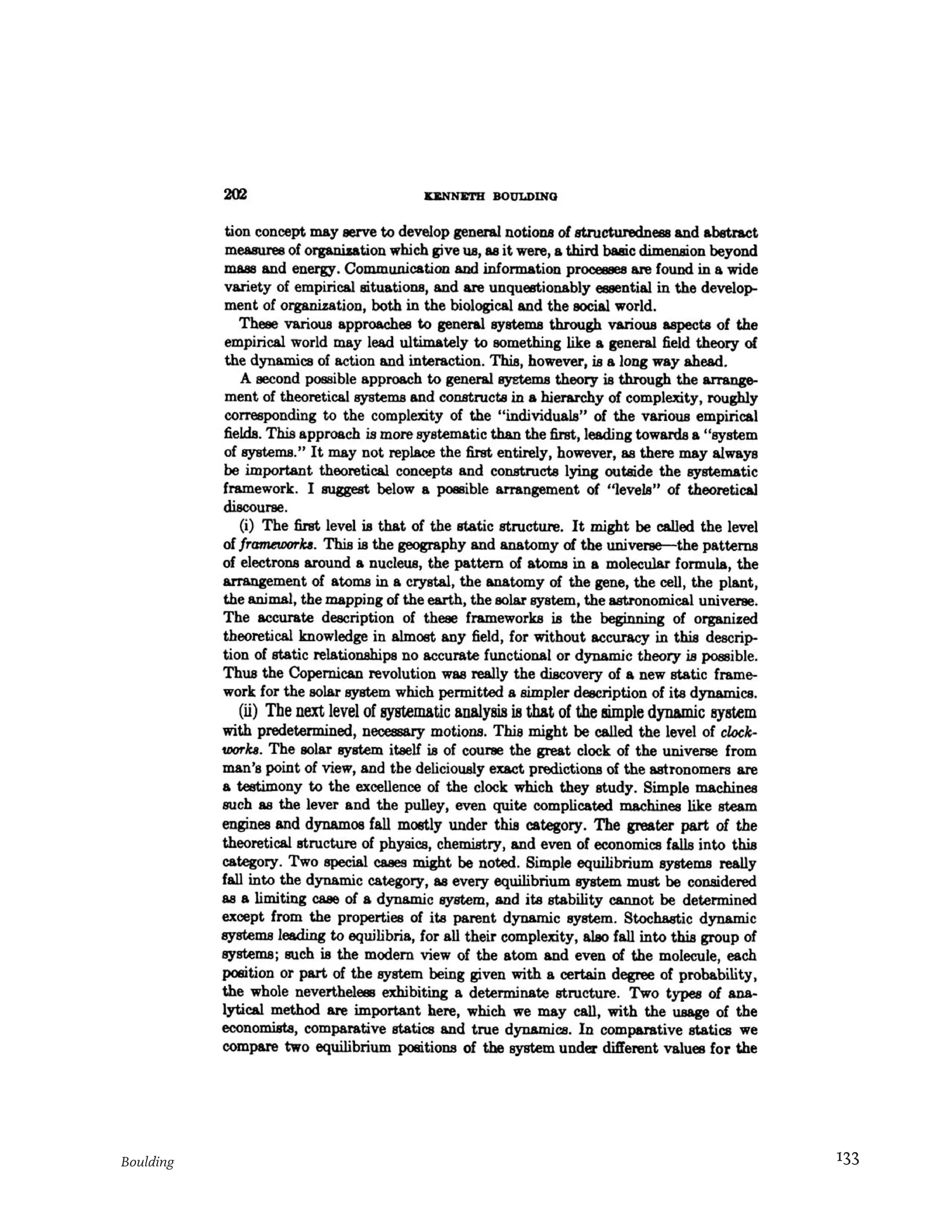 Boulding, k.(1956) general systems theory - the skeleton of science | PDF