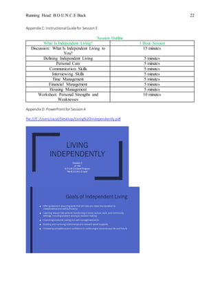 B.O.U.N.C.E Back Program Proposal | DOCX | Parenting Teens | Parenting