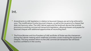 Bounced checks no longer result to jail sentence | PPT | Free Download