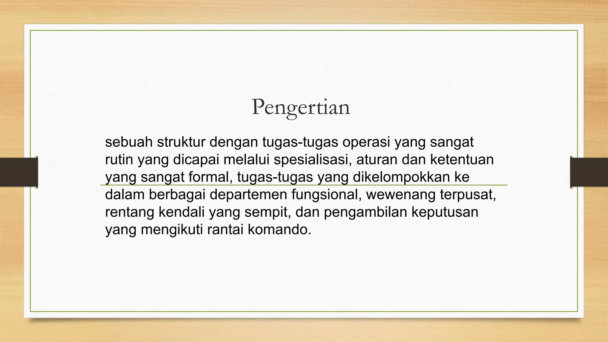 struktur organisasi sebuah perusahaan im | PPTX