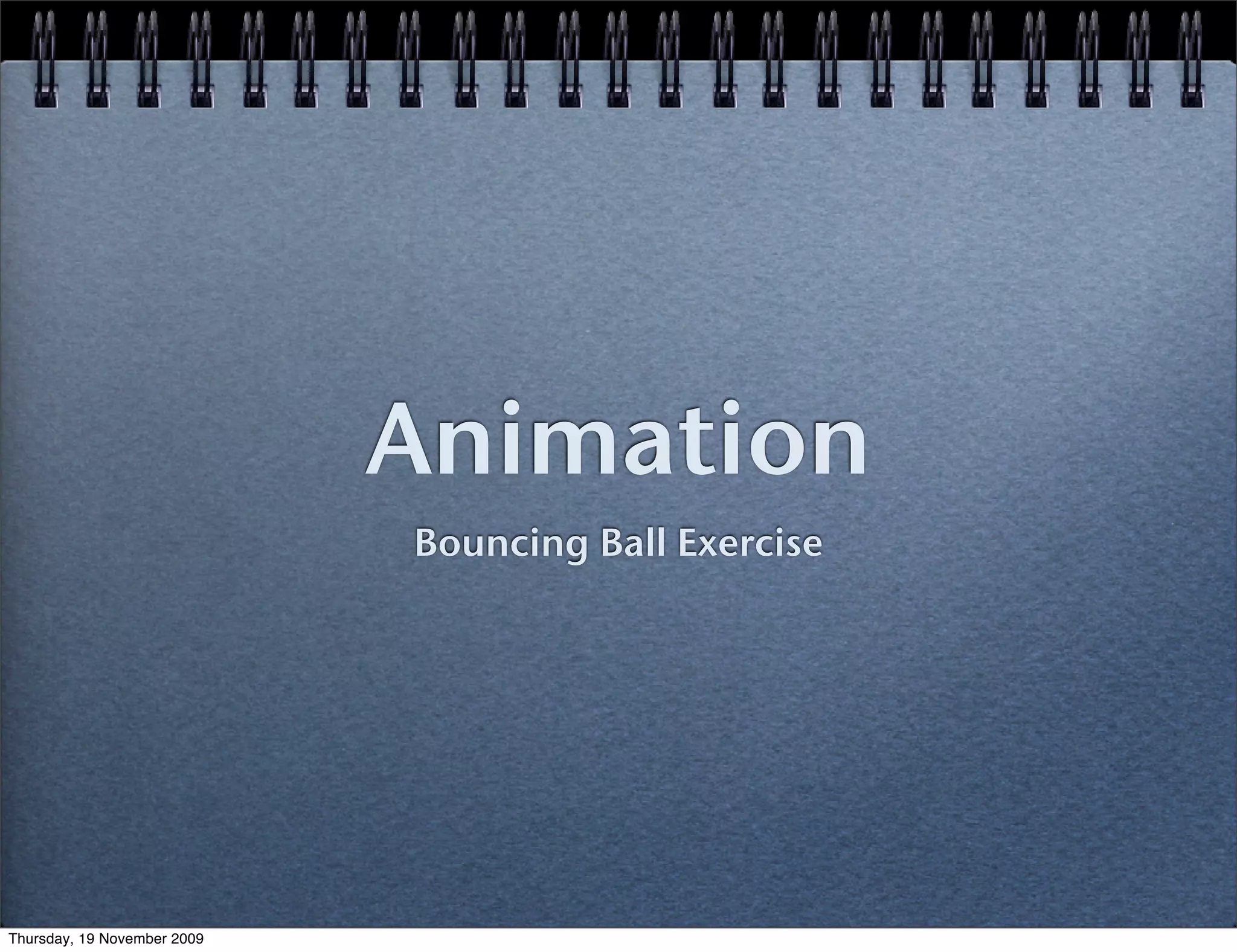 Bouncing Ball Exercise | PDF