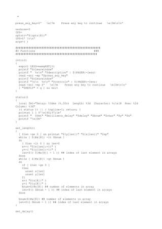 Bouncingballs sh | TXT