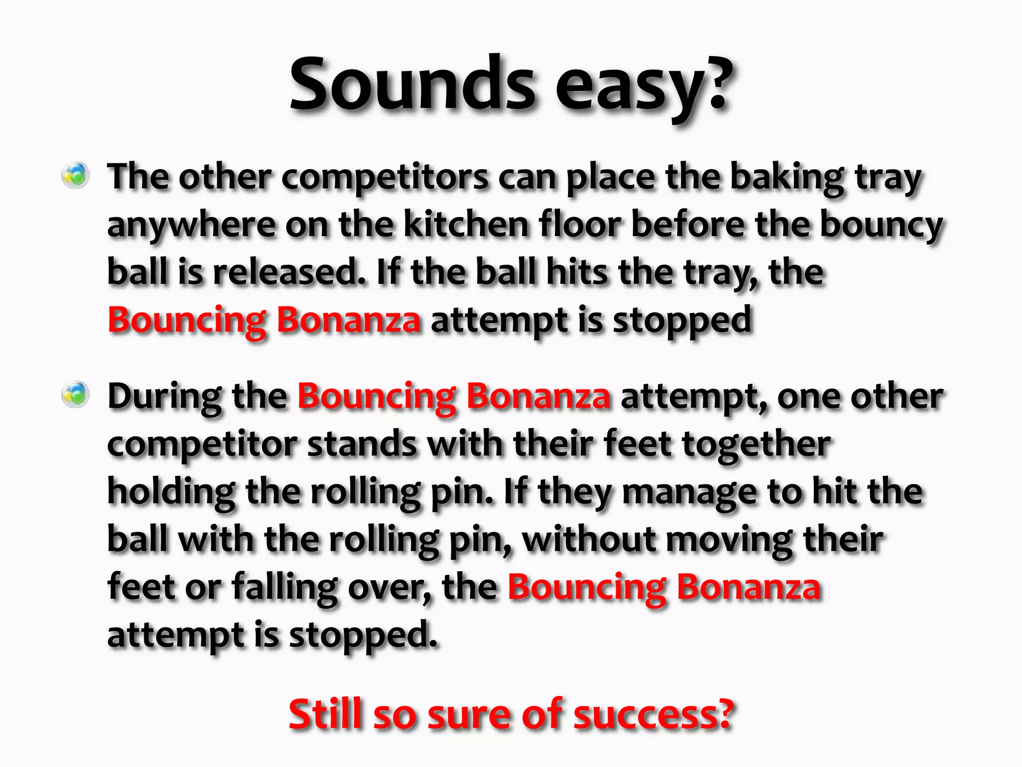 Bouncing bonanza | PPTX
