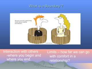 Boundaries and relationships | PPT