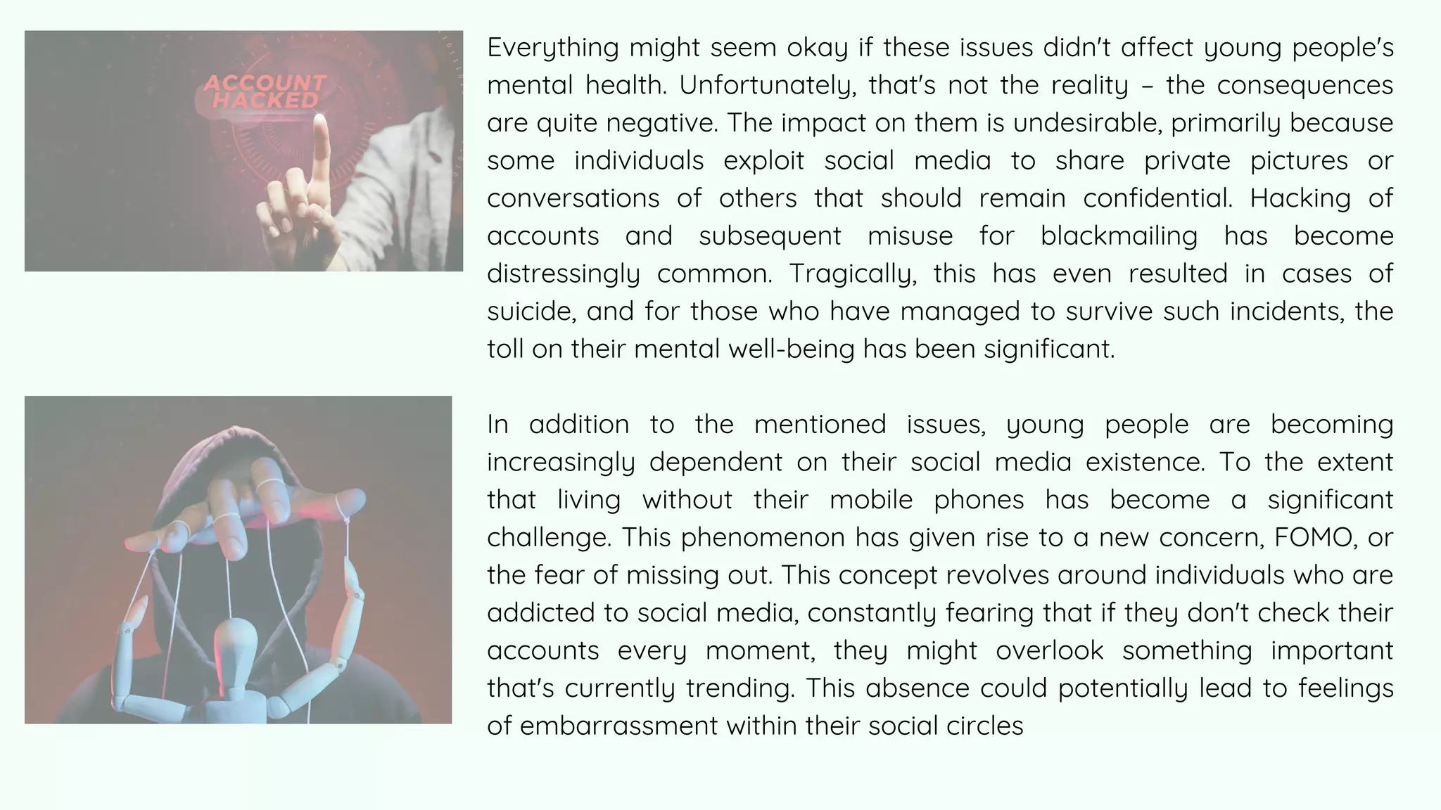 The Digital Dilemma: Social Media and Its Impact on Youth Mental Health ...