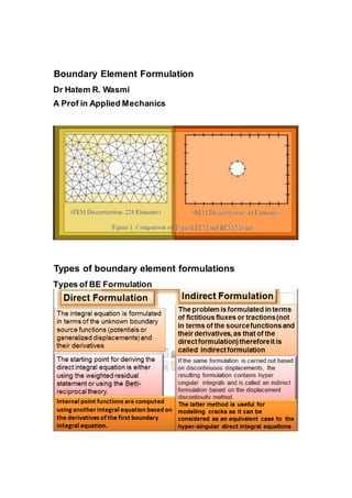 Boundary element formulation | DOCX