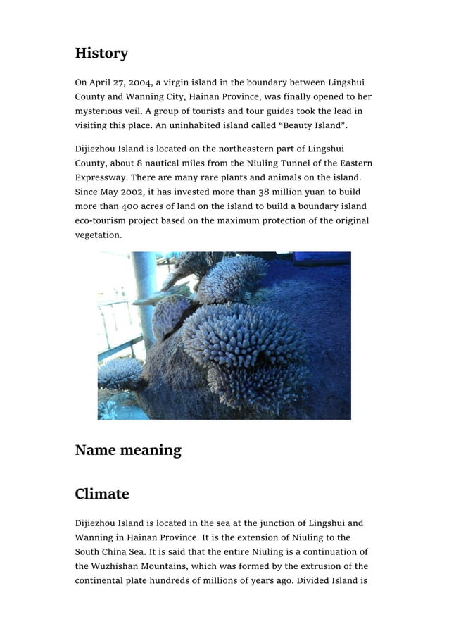 Boundary island tourist area | PDF | Free Download