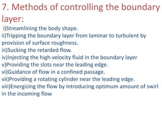 Concept of Boundary Layer | PPTX