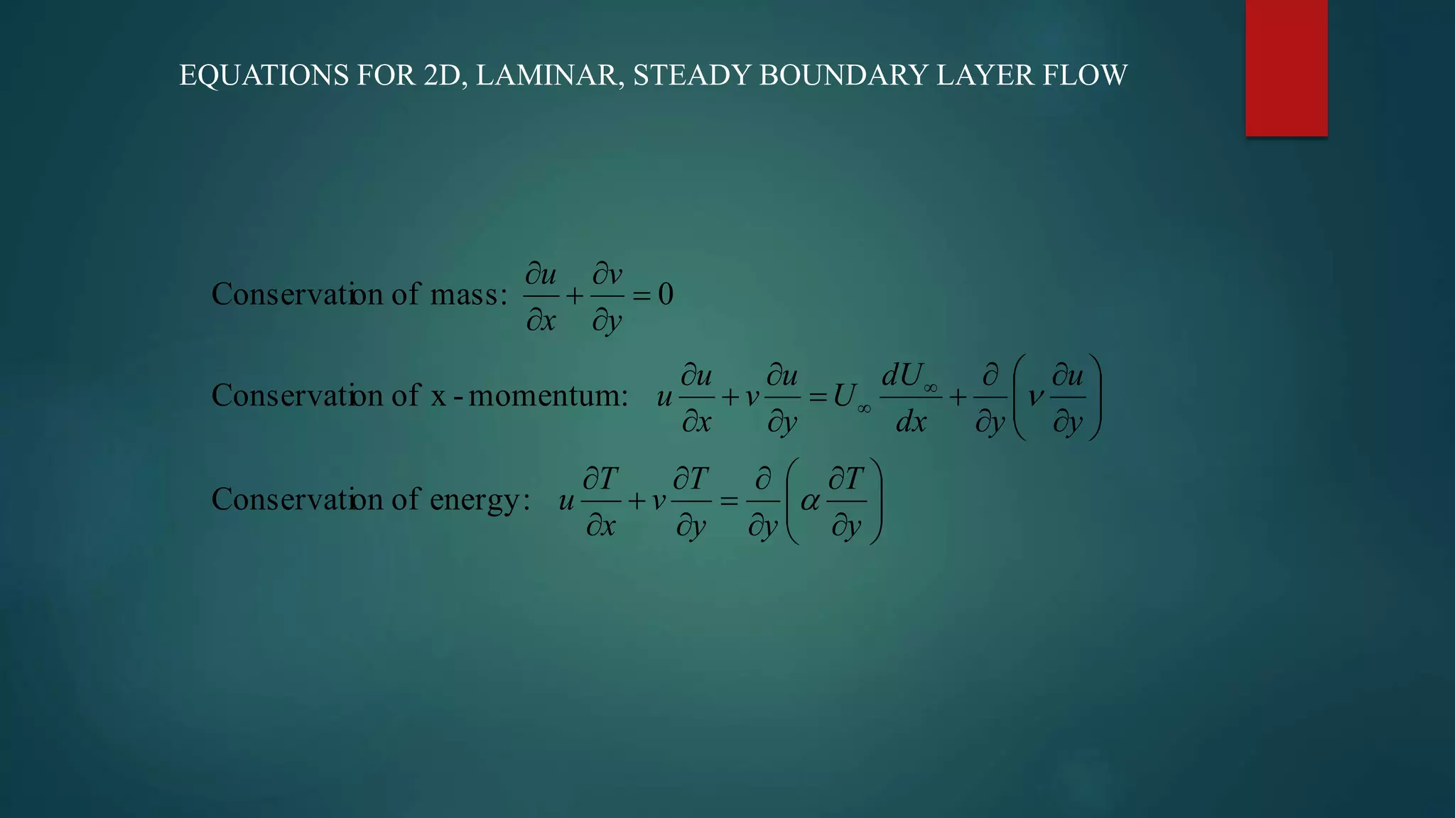 Boundary layer concept for external flow | PPTX