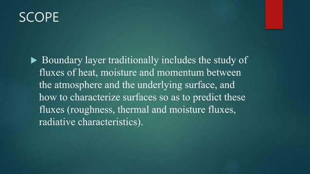 Boundary layer concept for external flow | PPTX