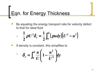 Boundary layer equation | PPT