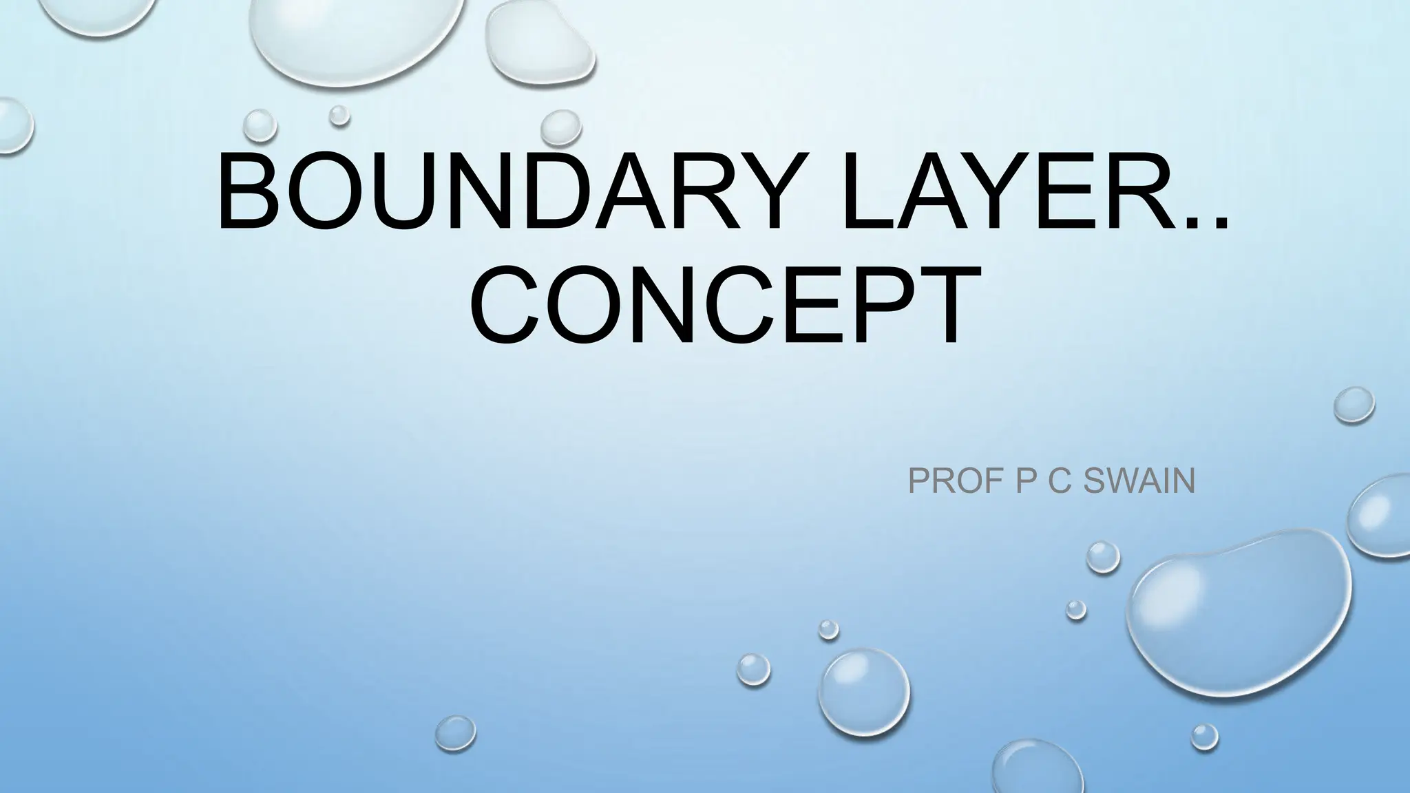 Boundary layer PCS1.pptx Fluid Mechanics and Fluid Dynamics | PPTX ...