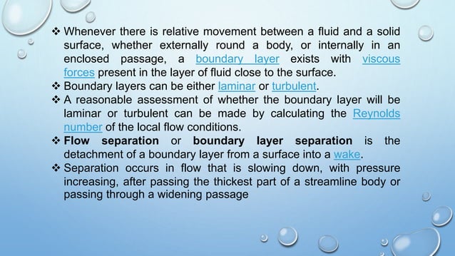 Boundary layer PCS1.pptx Fluid Mechanics and Fluid Dynamics | PPTX | Physics | Science