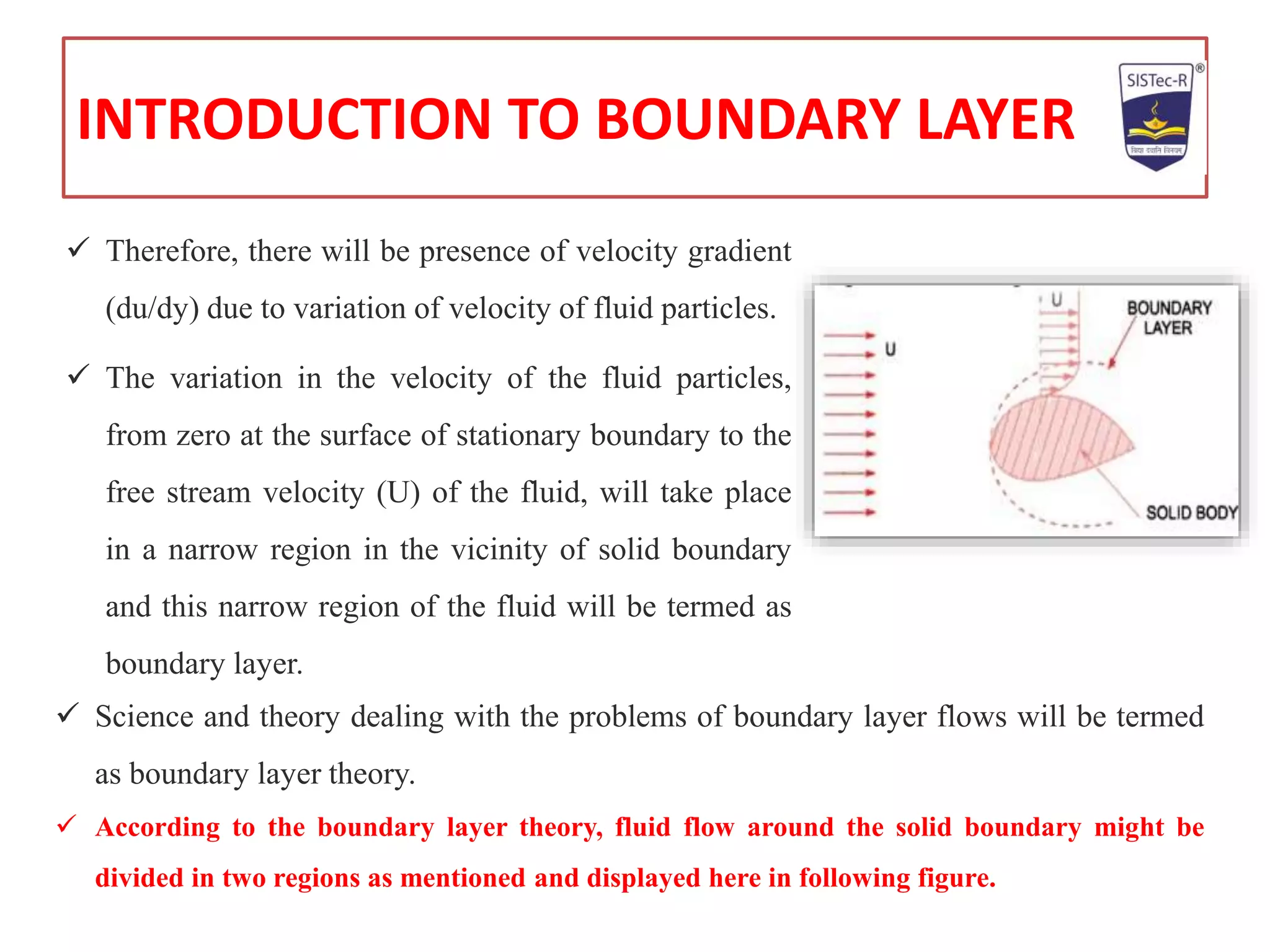Boundary layer theory 1 | PPTX