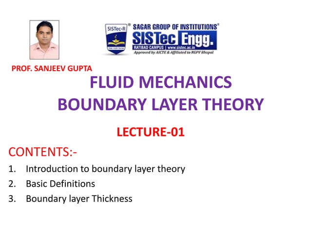 Boundary layer theory 1 | PPTX | Physics | Science
