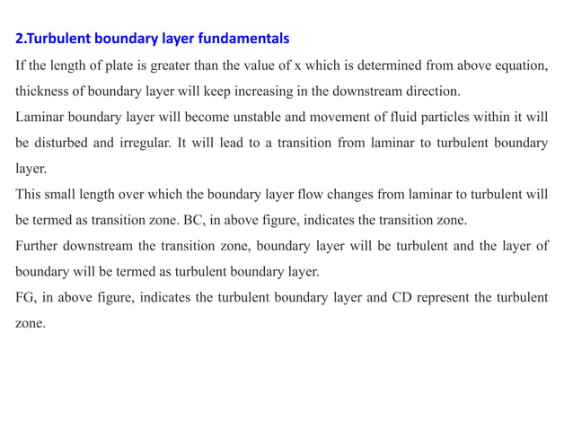 Boundary layer theory 1 | PPTX | Physics | Science