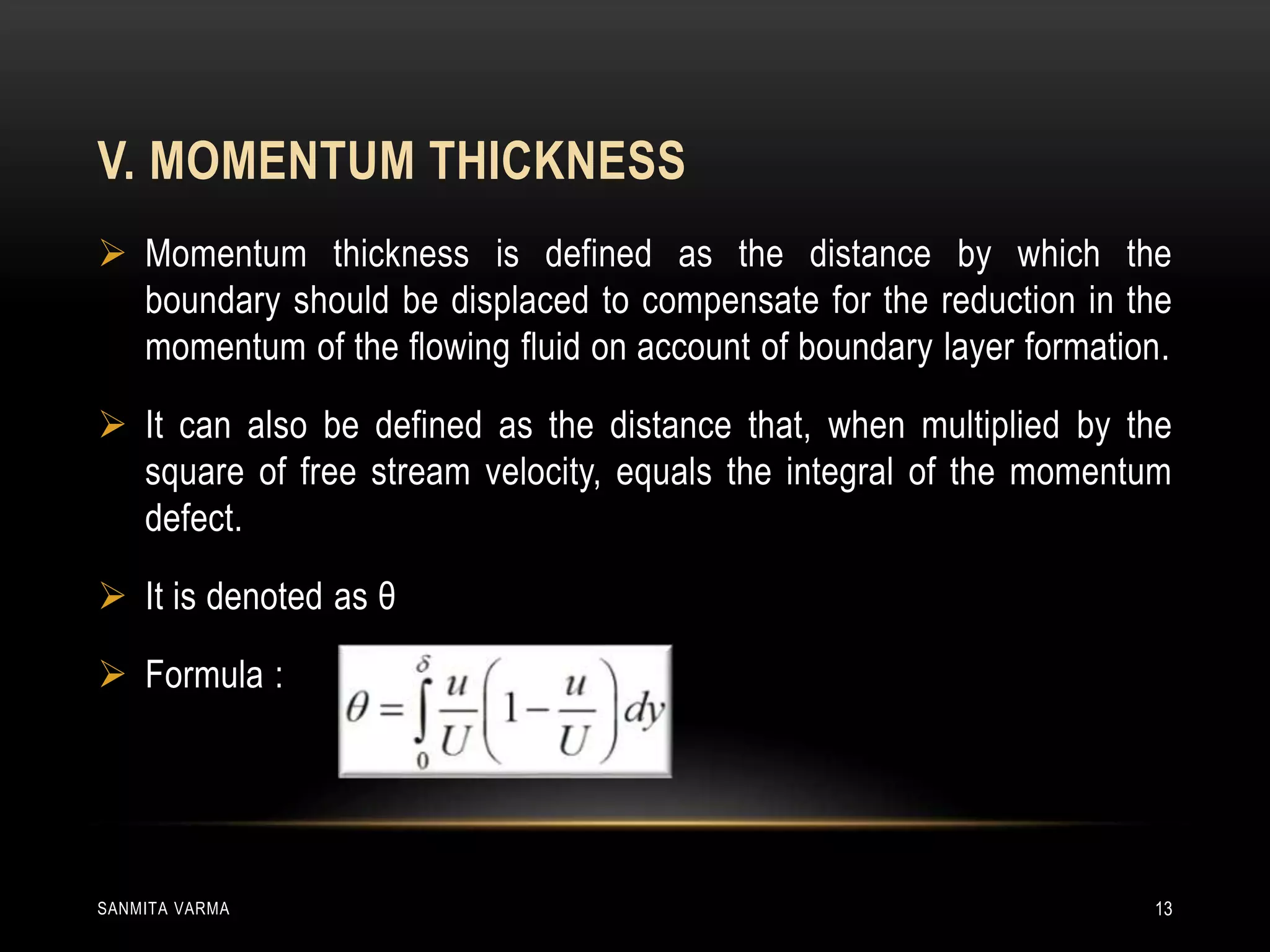Boundary layer theory | PPTX