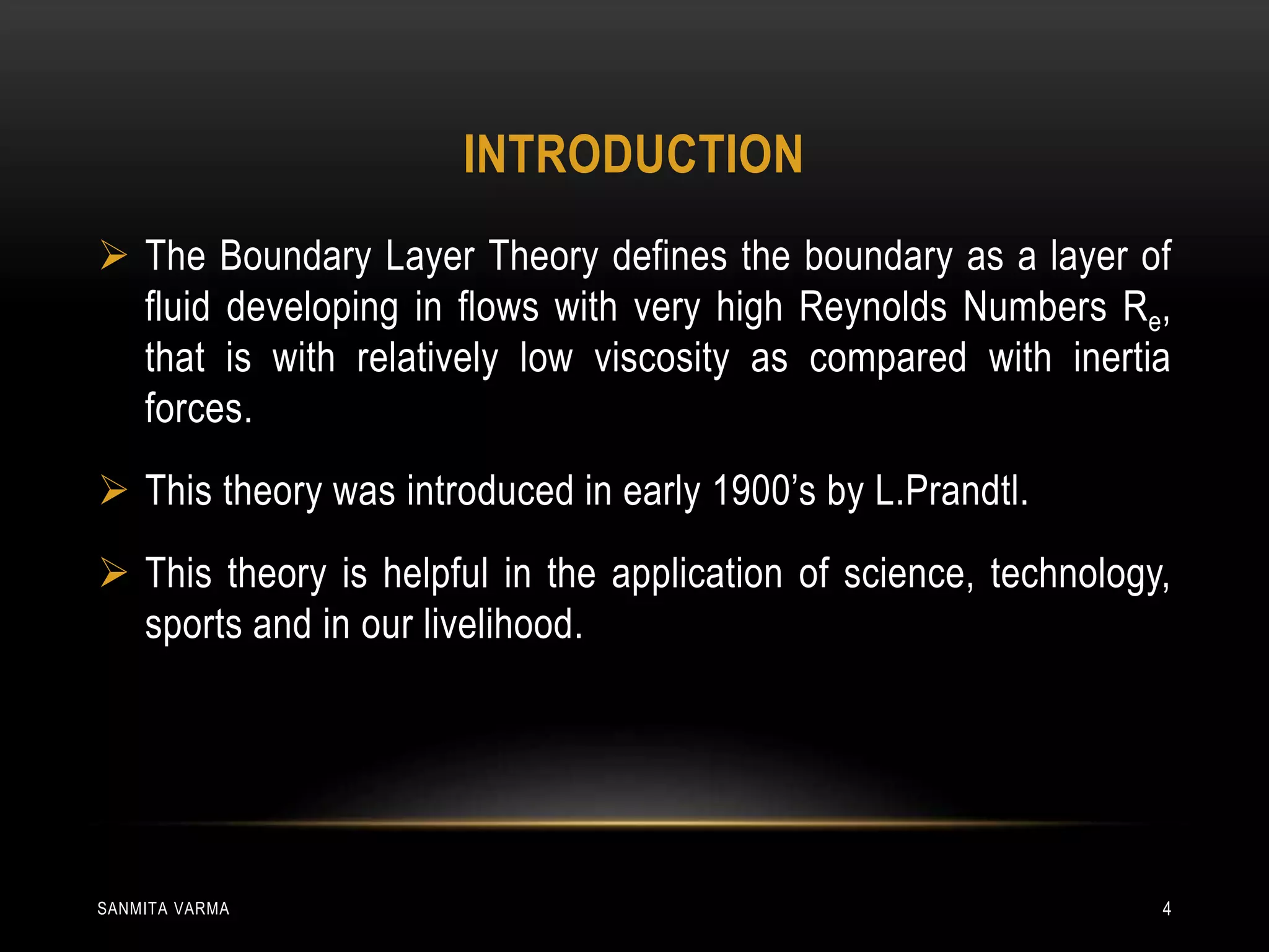 Boundary layer theory | PPTX