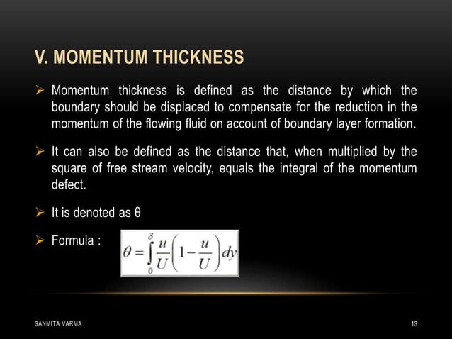 Boundary layer theory | PPTX | Physics | Science